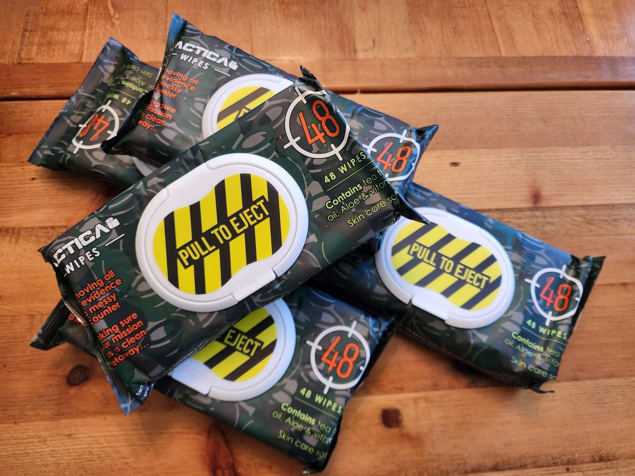 Tactical Wipes - 5 Pack
